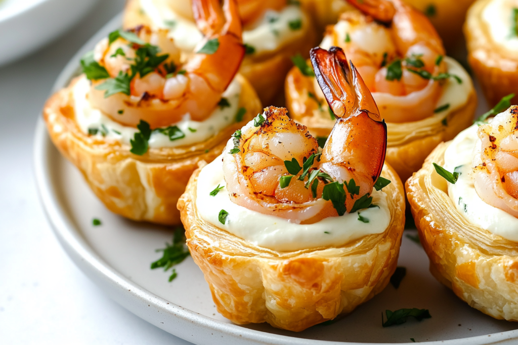Puff Pastry Cups with Shrimp and Lemon Aioli: A Perfectly Elegant ...